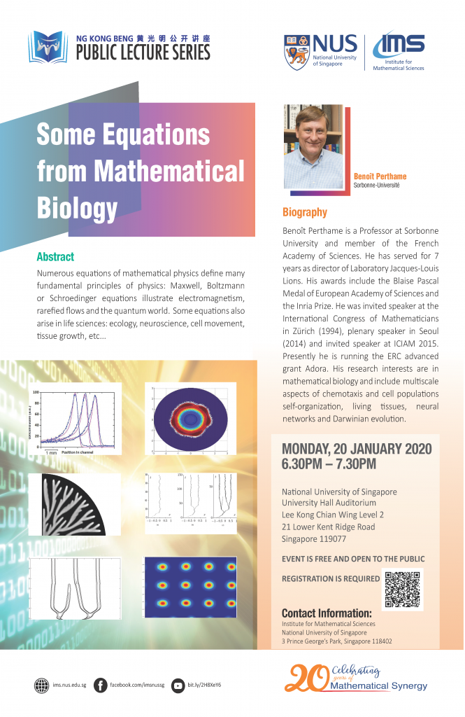 Some Equations from Mathematical Biology – Institute for Mathematical ...